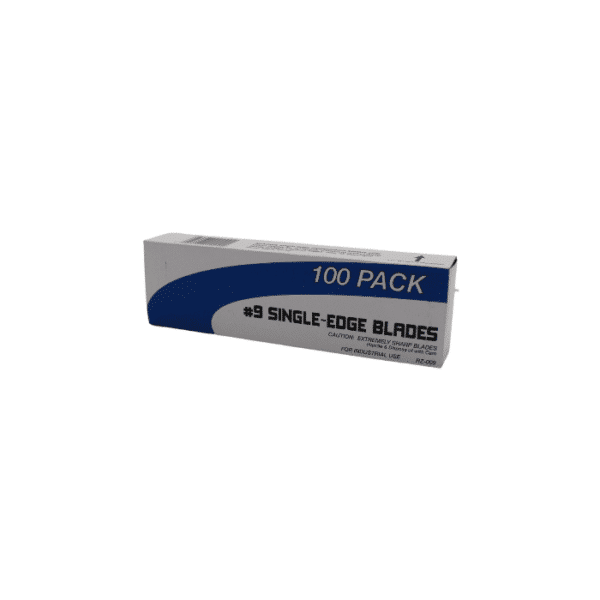 METAL RAZOR BLADE BOX 100 PACK - Blast-Off Equipment