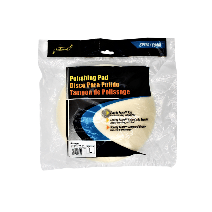 9" POLISHING PAD (WHITE) (44-629) - Blast-Off Equipment